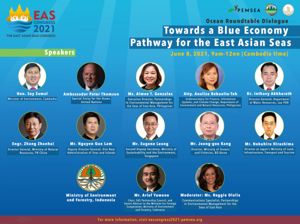 PEMSEA to Hold Ocean Round Table Dialogue to Promote Blue Economy ...